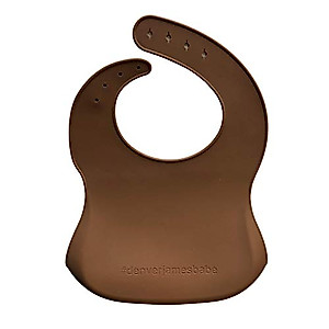Denver James Silicone Feeding Bibs | Dishwasher Safe. Waterproof. Adjustable.