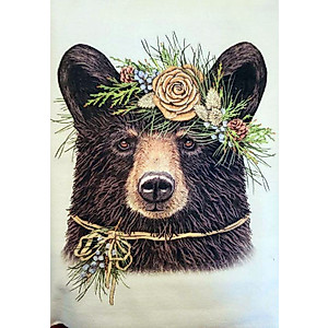 Mary Lake Thompson Pine Forest Bear Dish Towel