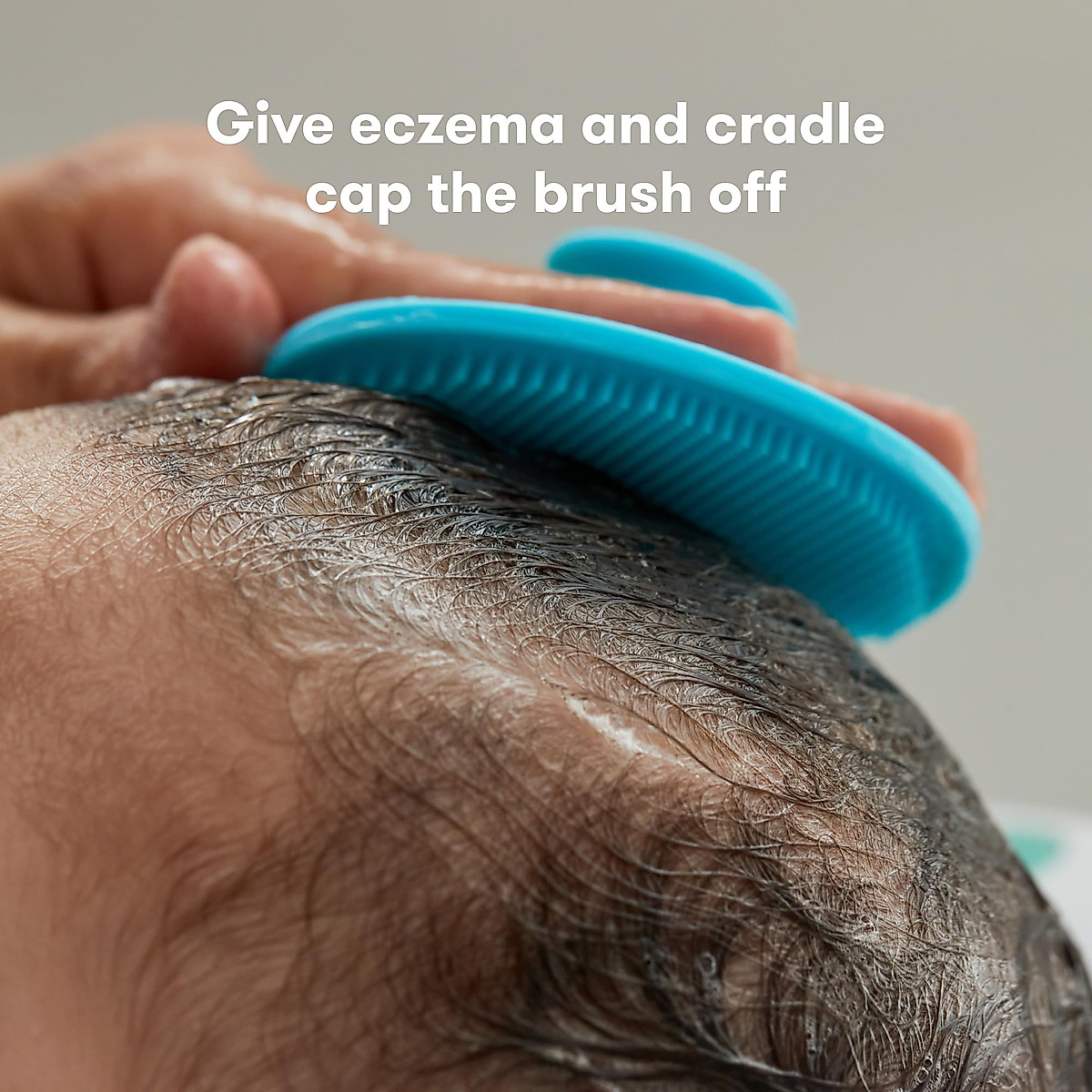 Frida Baby DermaFrida The SkinSoother Baby Bath Brush | Cradle Cap Brush for Babies, Baby Essential for Dry Skin, Cradle Cap Treatment and Eczema | 1 Pack