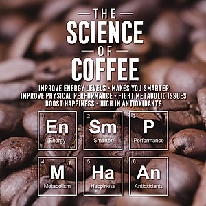 The Best High Caffeine Dark Roast Whole Bean Black Coffee, Extra Strong Gourmet Columbian Clean Coffee Beans by Top Shelf Grind Company | Worlds Strongest Black Roasted Java | Seattles Purity Culture