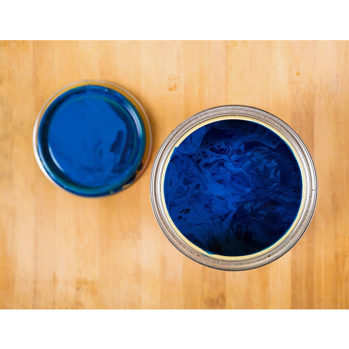 BLYSK Empty Metal Paint Cans with Lids, (Pint Size, 2 Pack) Empty Pint Paint Can Storage, Unlined Multipurpose Storage for Arts and Crafts, DIY Projects, Painting, Garage Organization, Free Can Opener