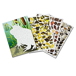 Melissa & Doug Mosaic Sticker Pad Bundle Play Set 3-Pack: Safari, Ocean and Nature - 12 Scenes Each