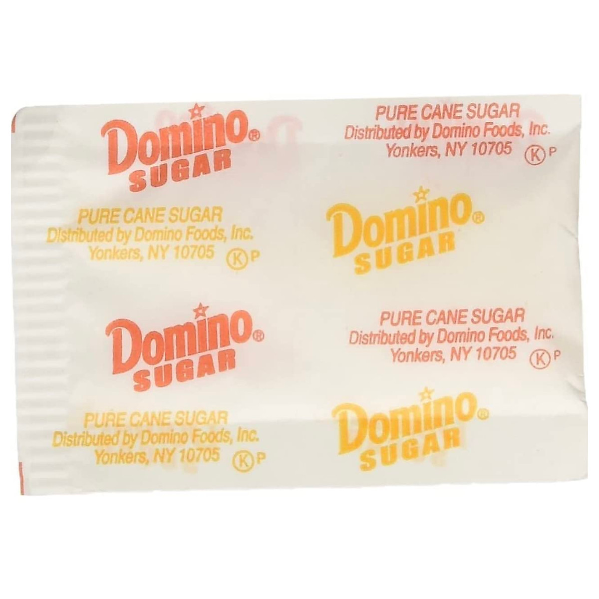 Domino Premium Pure Cane Sugar Packets, 100 Packets of 0.12 OZ (3.54g) each, Pack of 2