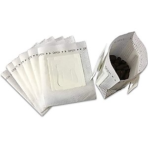 50Pcs Portable Coffee Filter Paper Bag Hanging Ear Drip Coffee Bag Single Serve Disposable Drip Coffee Filter Bag Perfect for Travel, Camping, Home, Office