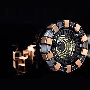 Lonyiabbi 1:1 Arc Reactor MK1 DIY Finished Product Model Led Light USB with Display Box