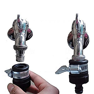 DOITOOL 1 Set of Garden Hose Nozzle Sprayer High Pressure Water Nozzle Heavy Duty Spray Nozzle with 8 Adjustable Watering Patterns for Plant Watering,Cleaning,Car Washing,Lawn and Garden (Universal)