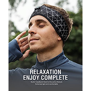 ASMRBAND Sleep Headphones Sports Headband, Adjustable Soft Sleep Headphones Headband,Long Time Play Headphone Band with Built in Speakers Perfect for Sleep,Workout,Running,Yoga,Travel,Insomnia