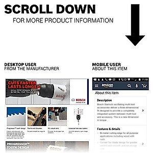 Bosch HB075 3/4 In. Bi-Metal Hole Saw , Blue