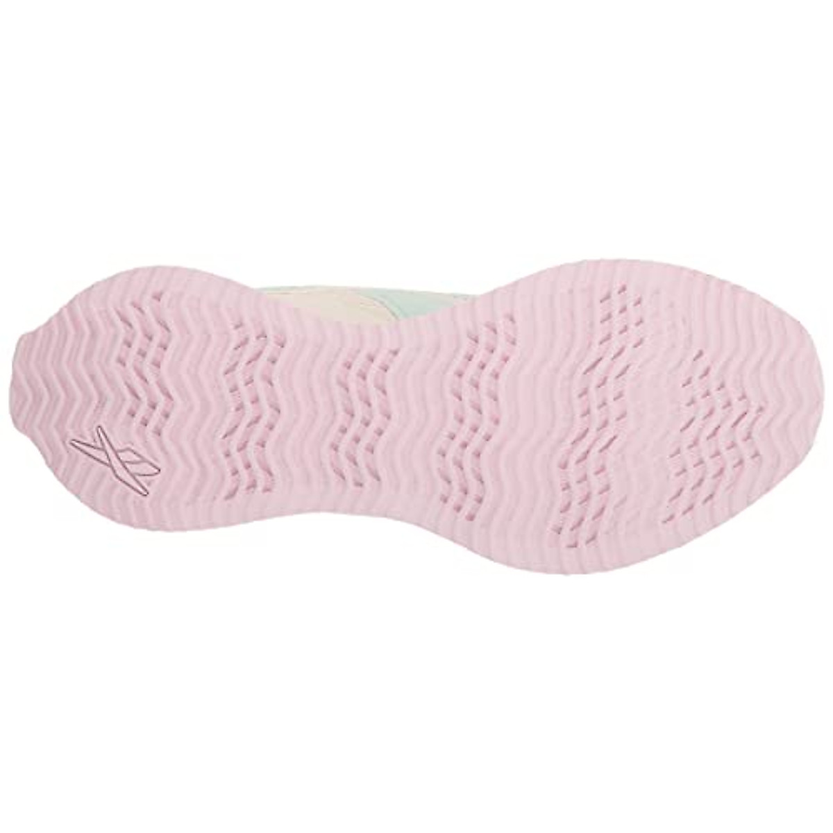 Reebok Girls Zig Dynamica 2.0 Running Shoe, Chalk/Mist/Pixel Pink, 6 Big Kid