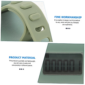 VANZACK Finger Counter Digital Counter Hand Counter Handheld Tally Counters Electronic Counter with Ring Digital Finger Rechargeable Counter Click Counter Number Clicker