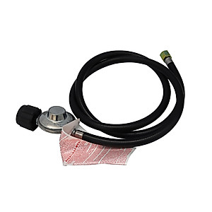 HayWHNKN 5-Pan LP Gas Food Warmer Propane Food Warmer Propane Steam Table Stainless Steel Bain Marie Buffet for Parties (with Gas Regulator Valve) 1/2 * 6inch Deep