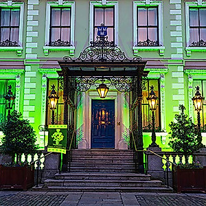 WATINC 2Pcs Happy St. Patrick's Day Garden Flag Burlap Double Sided Clover House Flags Shamrock Indoor Home Flag with Green Hat Pattern Outdoor Three Leaves Decor Flag for Celebration 18.3 x 12.4 In