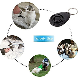 Black Clicker Easy to Use with Button Dog Training Accessories Agility Equipment,Training and Behavior Aids,Dogs
