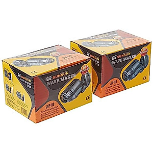 SunSun JVP-110 528-GPH Wavemaker Pumps, 2-Pack, Black
