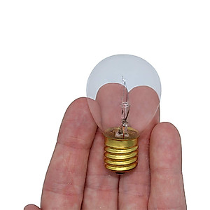 lumenivo Lava Lamp Light Bulb 130v 25w Bulb Replaces 120V 25 Watt S11 Light Bulbs – 14.5” Lava Lamps, Bubble Light & Glitter Lamps – 25 Watt Intermediate E17 Base Bulb - Appliance Bulb – 4 Pack