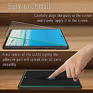 HPTech (2 Pack) Designed for Google Pixel 6a 5G Tempered Glass Screen Protector, Anti Scratch, Bubble Free, Case Friendly