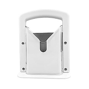 GANGH Bagel Slicer, Perfect for Bagels,Bagel Cutter Stainless Steel White, 6.8x3.7x8.8inches