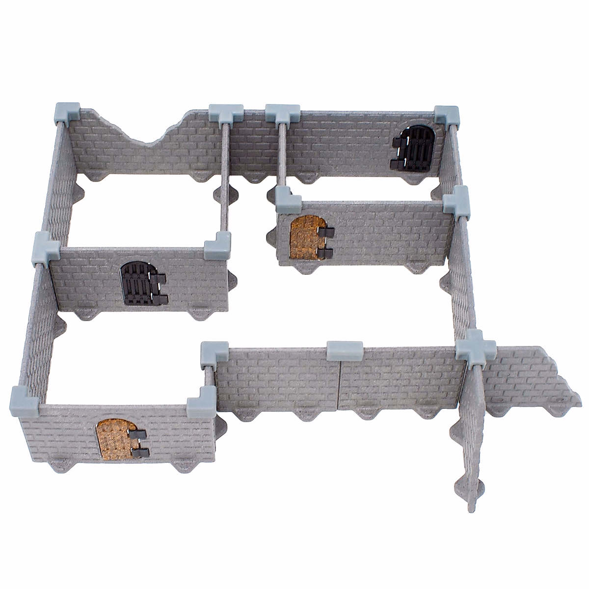 Mini Ruins Dungeon Kit - Dungeon Castle Cavern Terrain for RPGs, Dungeons & Dragons (DND), Pathfinder, War Gaming, and More! - by DCD (21+pcs, 0.6sqft, 4rooms)