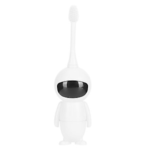 Sonic Rechargeable Kids Electric Toothbrush with 3 Brush Head, Cute Shaped Toothbrush for Children, IPX7 Waterproof
