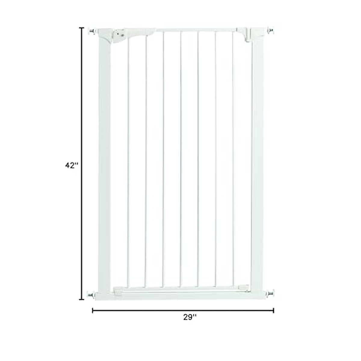 Command Pet Tall Pressure Gate, 42" H/29-32" W, White (PG5142)