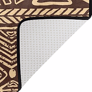 Bolaz African Tribal Print Area Rug Rugs Non-Slip Floor Mat Doormats Living Room Bedroom 60 x 39 inches (60 x 39 inch)