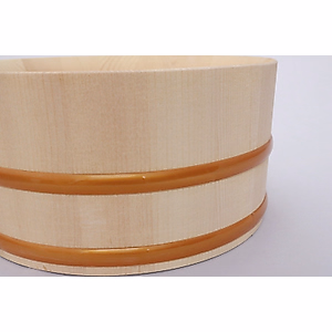 市原木工所 Ichihara Wood Workshop 82905 Washbasin, Hot Tub, Wood, 8.7 x 4.3 inches (22 x 11 cm), Beige