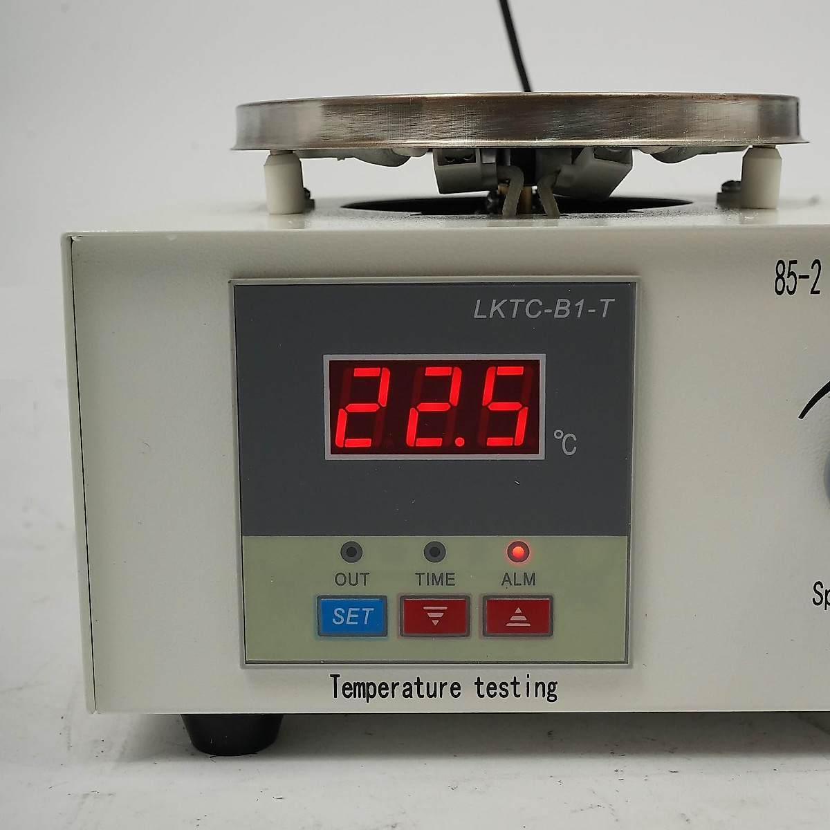Electric Overhead Magnetic Stirrer Mixer Lab Stirrer with Digital Temperature Display High Accuracy Blender 0-2000 RPM 110V 250W