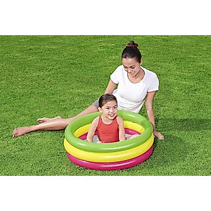 Bestway Summer Paddling Pool, 70 x 24 cm, Round, Multicoloured, from 2 Years