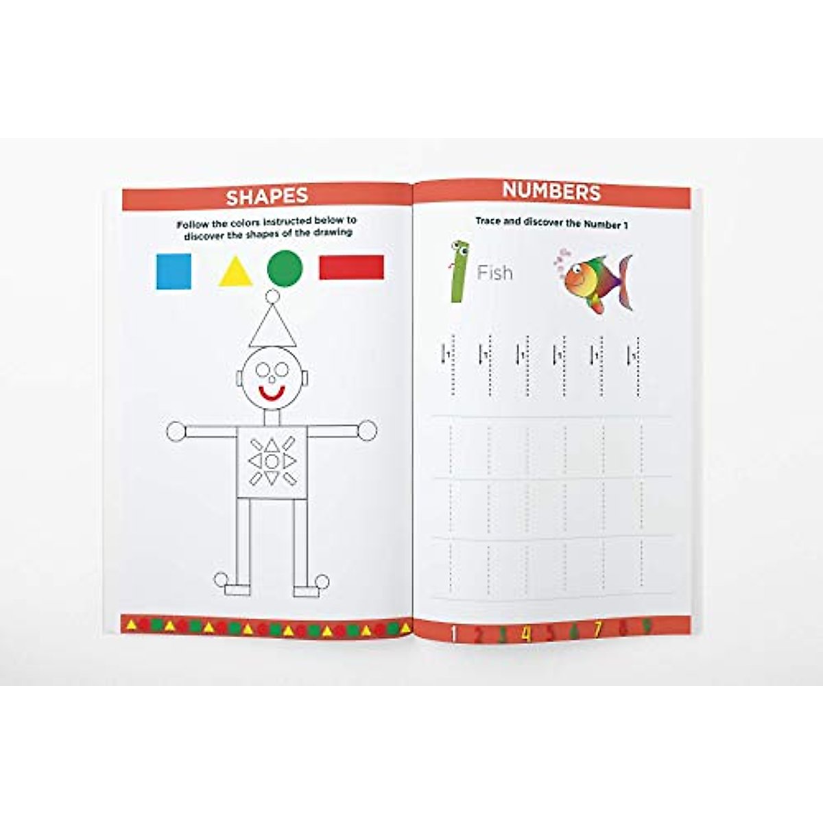 Bright Autism Trace and Learn to Write Workbook, Trace line, Shapes, Numbers and Letters workbook for Kids, Preschool Workbook, Pre-Writing, Pre-Reading