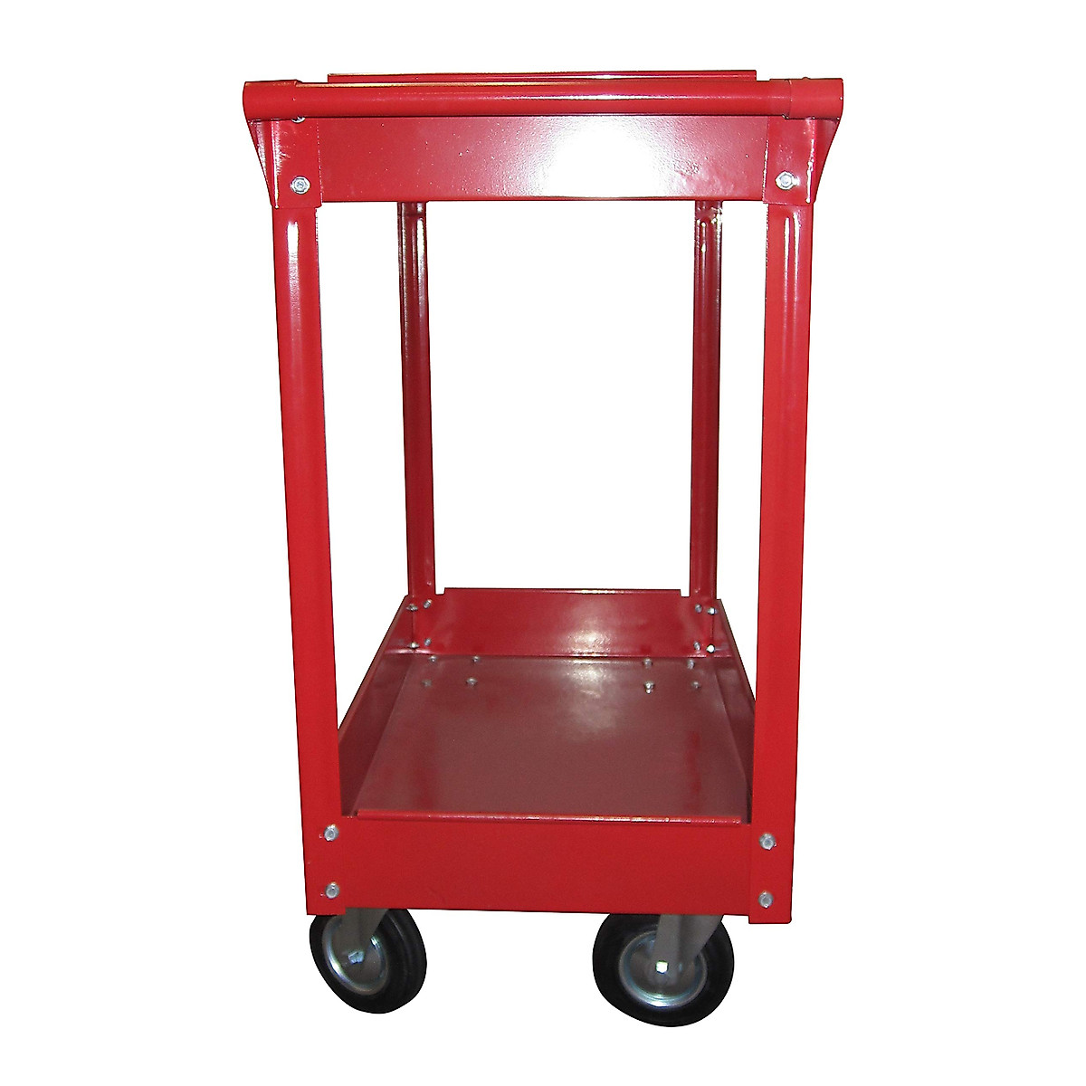 Olympia Tools 600-pound 2 Shelf 85-184, Red Steel Cart, 600LB
