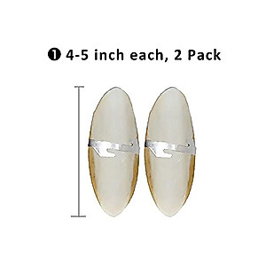 Mivofun Cuttlebone for Birds Parakeets Canaries Cockatiels Small Conures Mynahs Toucans African Greys All Parrots Snails Totoise,Natural Cuttlefish Bone with Holder for Bird Cage (4"-5"-2 Per Pack)