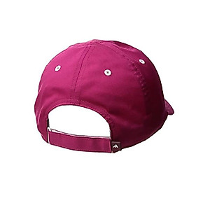 adidas Women's AEROREADY C Squad Cap, Adjustable Strap - Bold Pink/Maroon/White