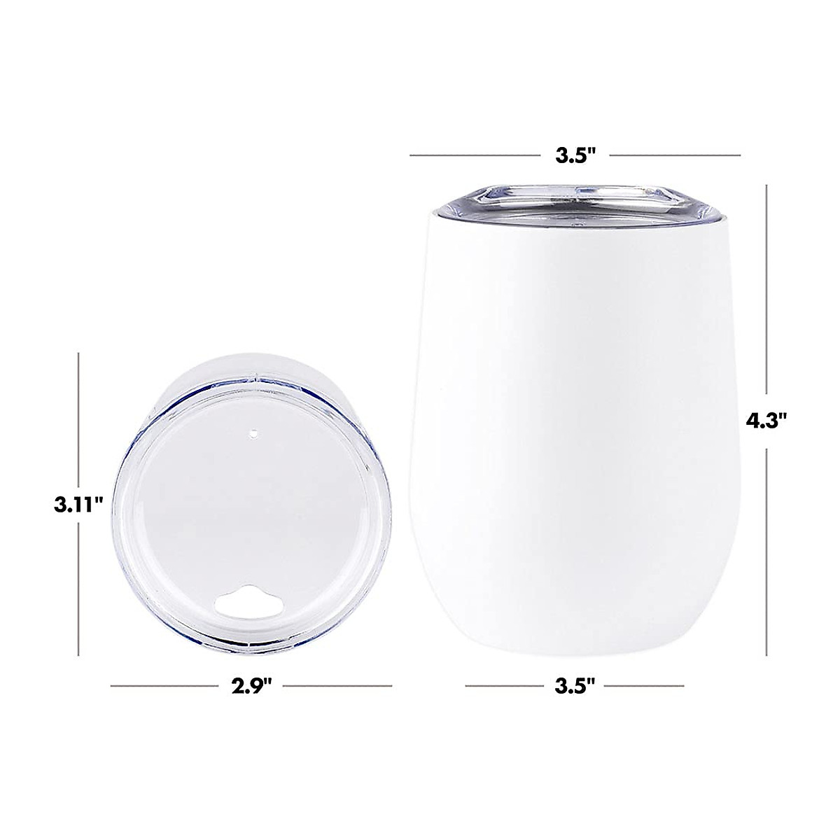 Andaz Press Funny Oh For Fox Sake Wine Tumbler with Lid 12 Oz Stemless Stainless Steel Insulated Tumbler Gift for Coworker Friend Birthday Christmas Gift Ideas