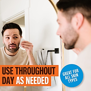 Carpe Sweat Absorbing Face Wipes (15 Facial Wipes). Witch Hazel & Tea Tree Oil Wipes Infused with Eucalyptus. Energizing, Refreshing, and Soothing. Sweat and Oil Control