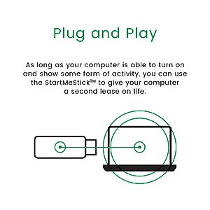 StartMeStick - Breathe a New Life Into Your Old Computer, Plug-in Operating System, Unlimited Use on Unlimited PCs and Macs for 2 Years