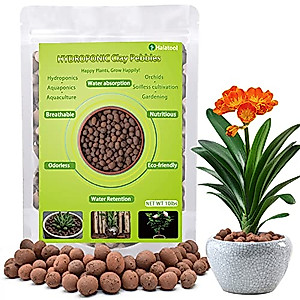 Halatool 10 LB Organic Clay Pebbles 4mm-16mm Leca for Plants 100% Natural Hydroton Clay Pebbles for Hydroponic Growing Gardening Orchids Drainage Decoration Aquaponics