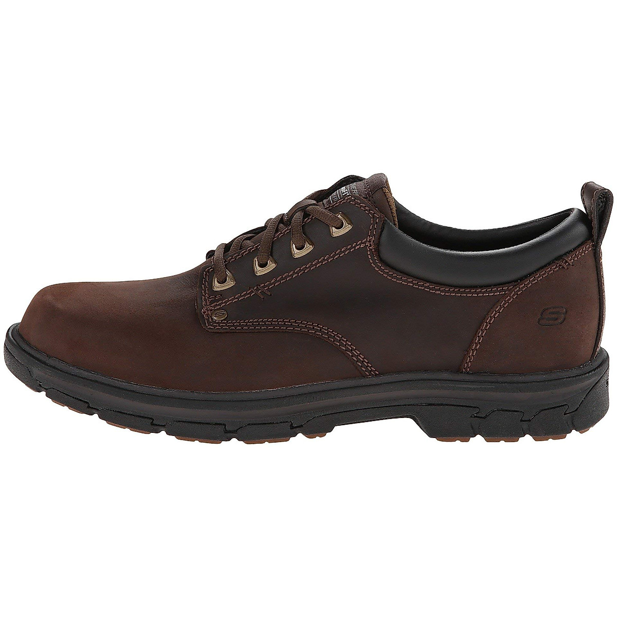 Skechers Men's Segment Search Oxford, Brown, 9 M US