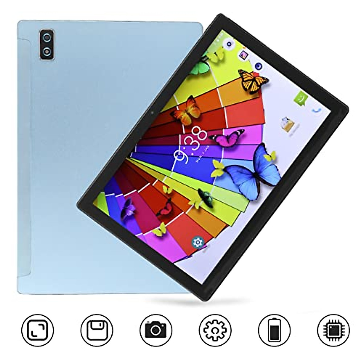 Yoidesu 10.1 Inch 10 Tablet, 1080x1920 HD IPS Touch Screen, Octa Core Processor 8GB RAM 256GB ROM,Dual SIM 4G LTE Tablet PC, 8MP+20MP Dual Camera,5G+2.4G WiFi, 8800mAh