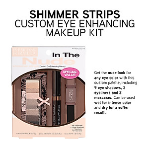 Physicians Formula Shimmer Strips Custom Eye Enhancing Kit with Eyeshadow, Eyeliner & Mascara, Nude