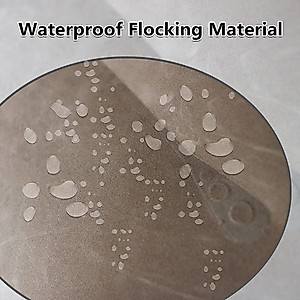 ungh Inflatable Lazy Sofa Chair with Household air Pump, Foldable Lounge Chair with Armrests for Living Room, Bedroom, Office,Travel, Camping （Brown）