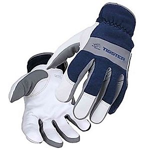 Revco T50 Men's Tigster Flame Resistant Welding Gloves Blue/White Medium