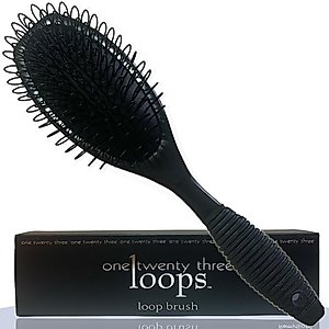 RemySoft One Twenty Three Loops - Loop Brush - Safe for Hair Extensions, Weaves and Wigs