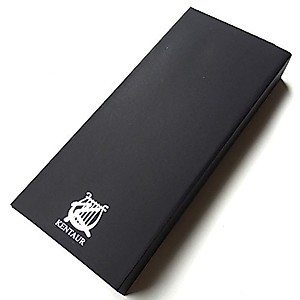 Kentaur Calligraphy Quill Pen Set (CS-0205) - Dip Pen with Brown Turkey Feather, 6 Stainless Steel Nib, and European Ink. Great for Beginner/Enthusiast