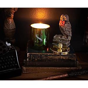 Harry Potter House Slytherin Premium Scented Soy Wax Candle with Unique Aromatic Fragrance | 50-Hour Burn Time | Home Decor Housewarming Essentials, Wizarding World Hogwarts Gifts and Collectibles