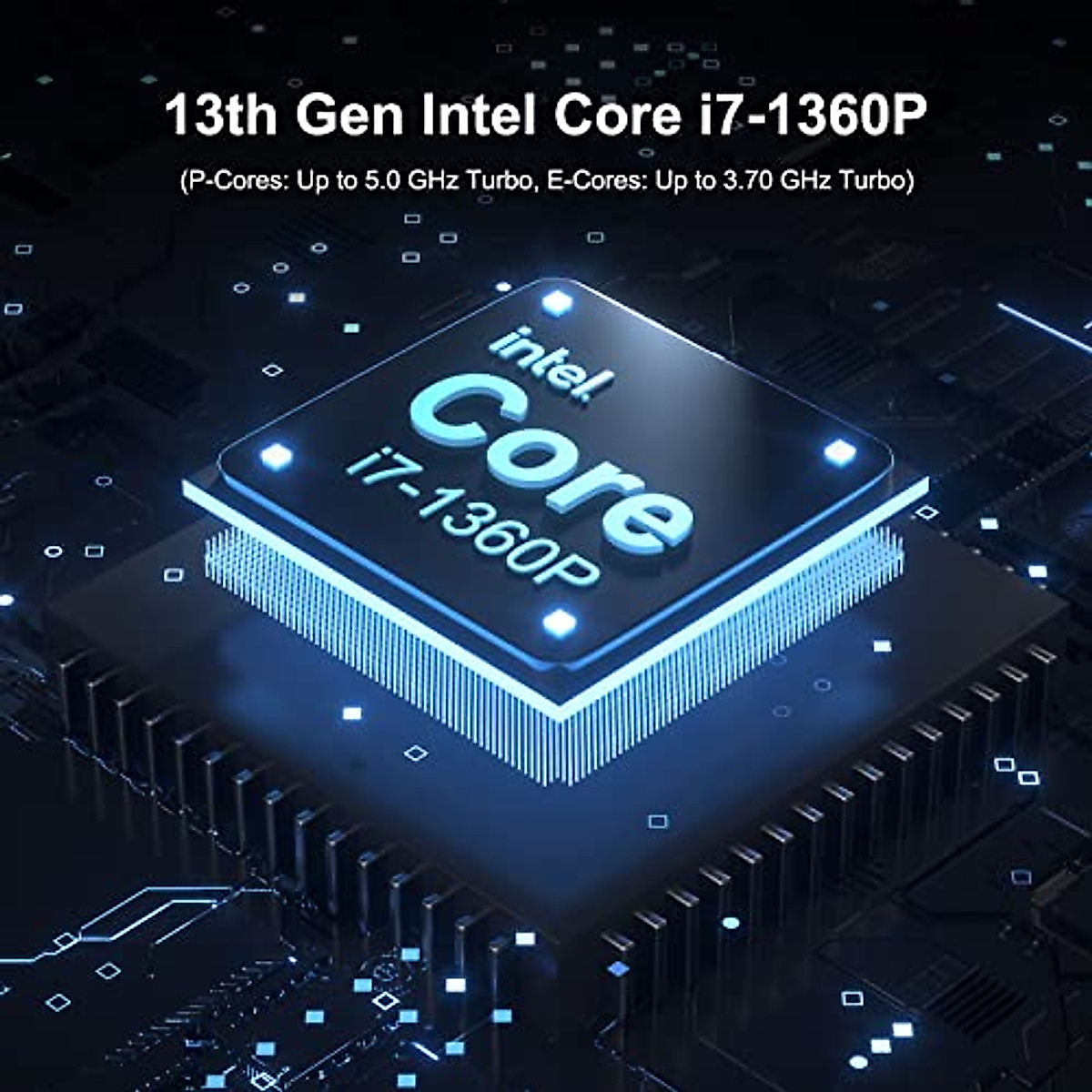 Intel NUC 13 PRO NUC13ANHi7 Arena Canyon, 13TH Gen CPU, 32GB RAM 1TB SSD, Intel Core i7-1360P, Win 11 Pro Mini Desktop Computer, 8K/4K UHD, Gigabit Ethernet/WiFi-6/VESA for Business/Office/Home