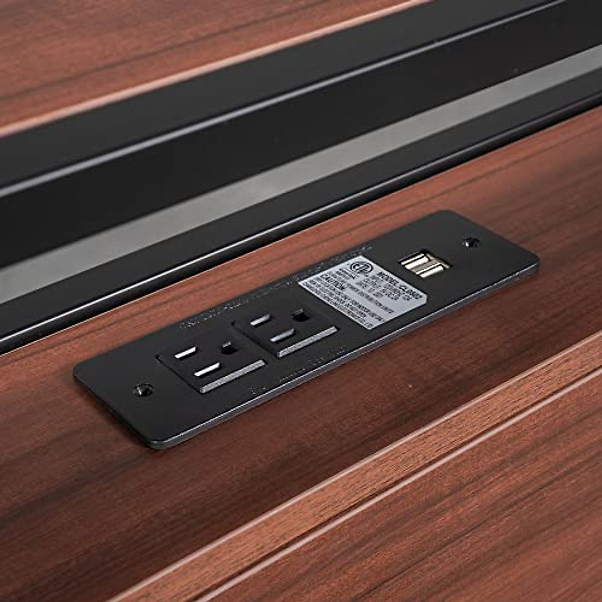 SOFTSEA Queen Size Metal Platform Bed Frame with Trundle, Metal Bed Frame with USB Ports, Queen Trundle Bed with Storage Headboard Metal Panel Bed with Shelf for Bedroom Guestroom, Black