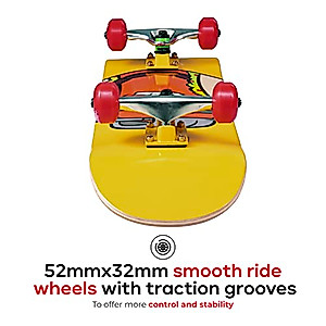 Fortnite 31" Skateboard - Cruiser Skateboard with Printed Graphic Grip Tape, ABEC-5 Bearings, Durable Deck & Smooth Wheels