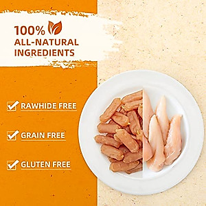 Jungle Calling Dog Treats Chicken Jerky Training Treats, Slow Roasted Snacks for Medium and Large Dogs Chewy Treats 10.6 Ounce (Chicken Sausage)