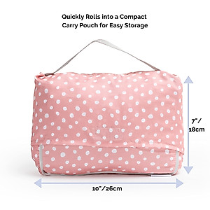 Suessie Shopping Cart Cover and High Chair Cover, Pink Dots