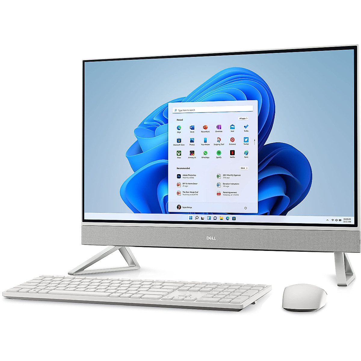 Dell Inspiron 7710 27" FHD Touchscreen All-in-One Desktop Computer - 12th Gen Intel Core i7-1255U 10-Core up to 4.7 GHz CPU, 32GB RAM, 1TB NVMe SSD, GeForce MX550 Graphics, Windows 11 Home